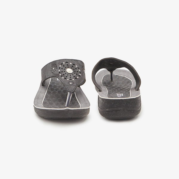 Buy BLACK Cozy Chappals for Women – Calza.com.pk